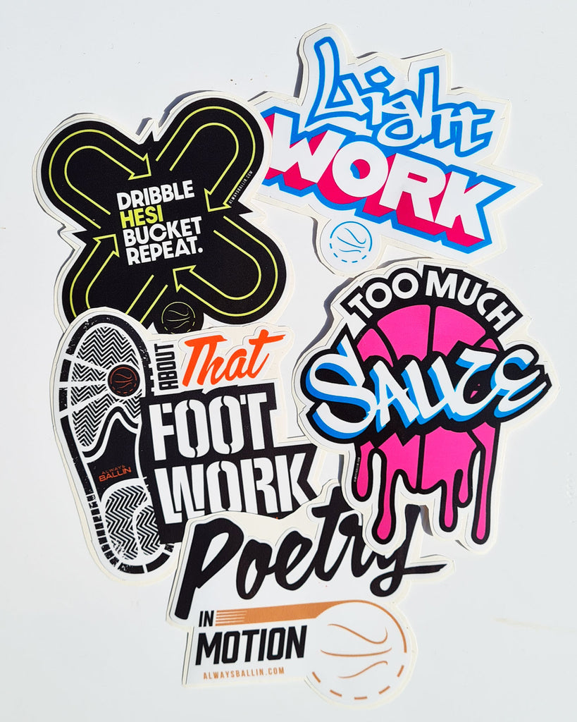 Hype Collection Sticker Pack – Always Ballin Brand