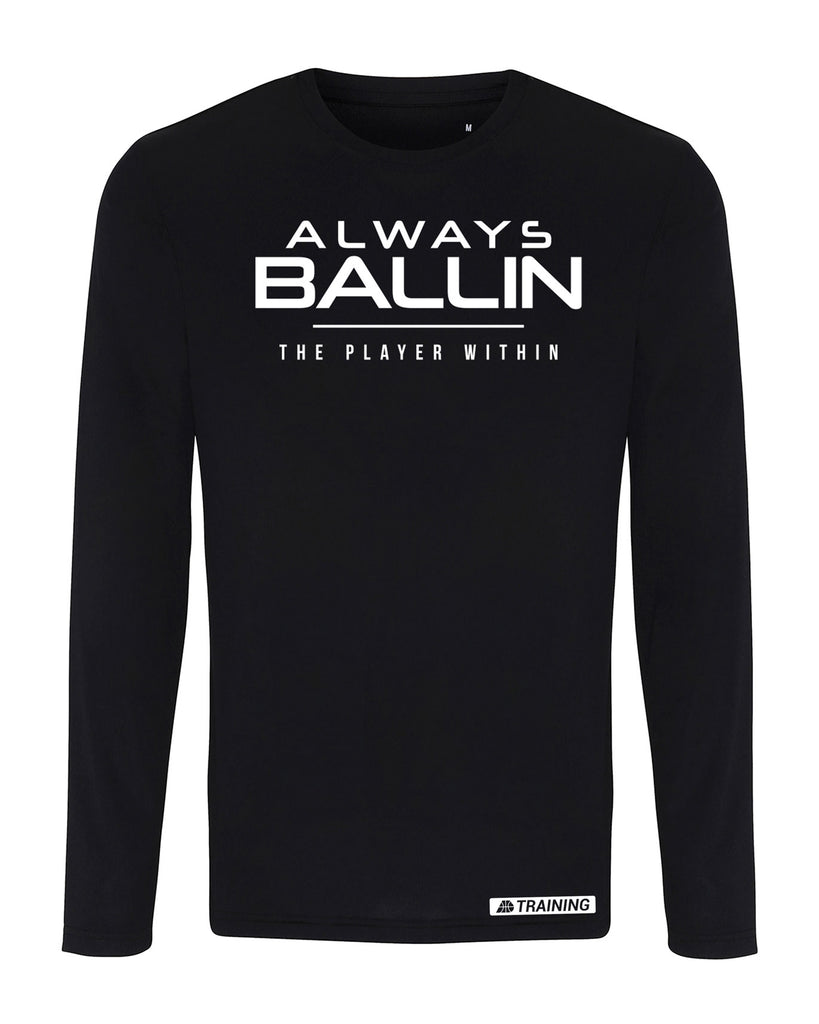 AB Essentials Long Sleeve Performance T-Shirt – Always Ballin Brand