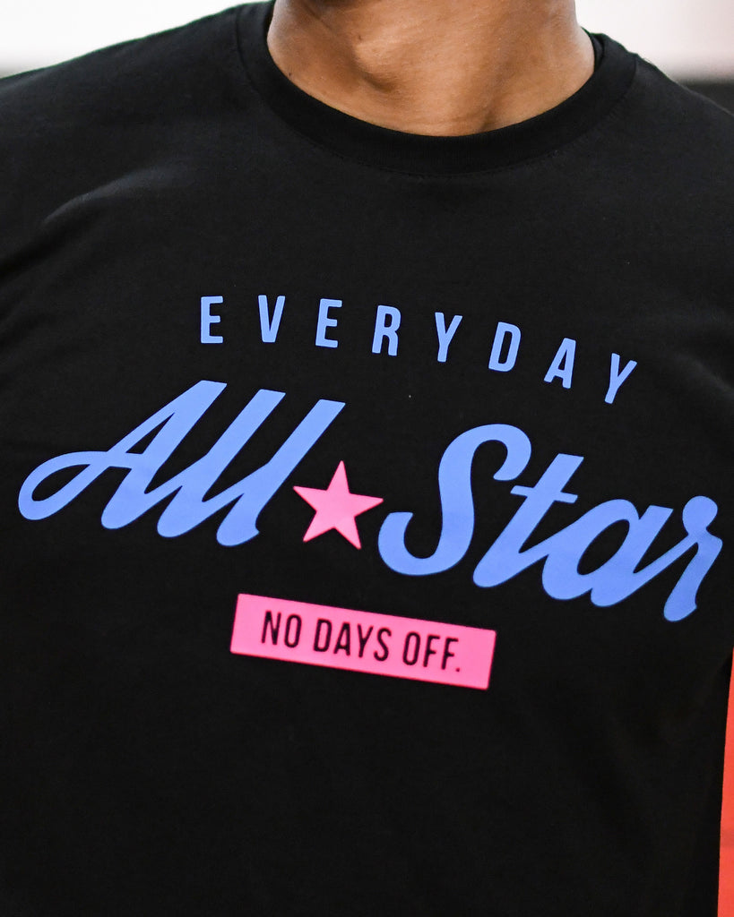 Everyday All-Star Mens Black T-Shirt – Always Ballin Brand